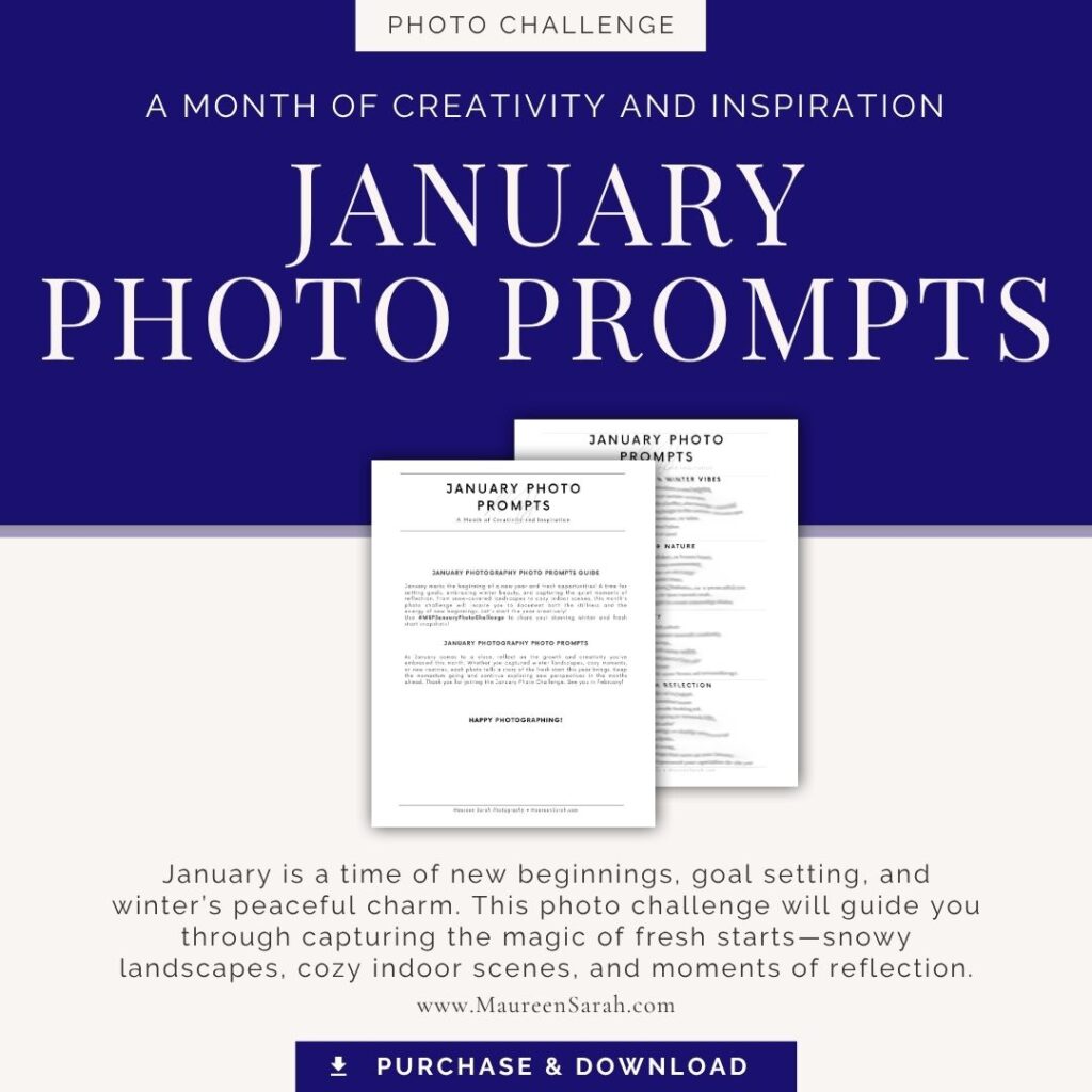 May Photo Prompts - Maureen Sarah